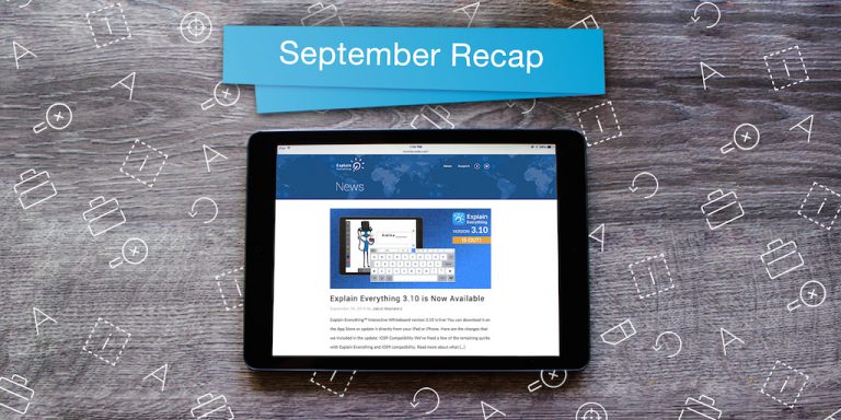 September Recap 2015 | Explain Everything