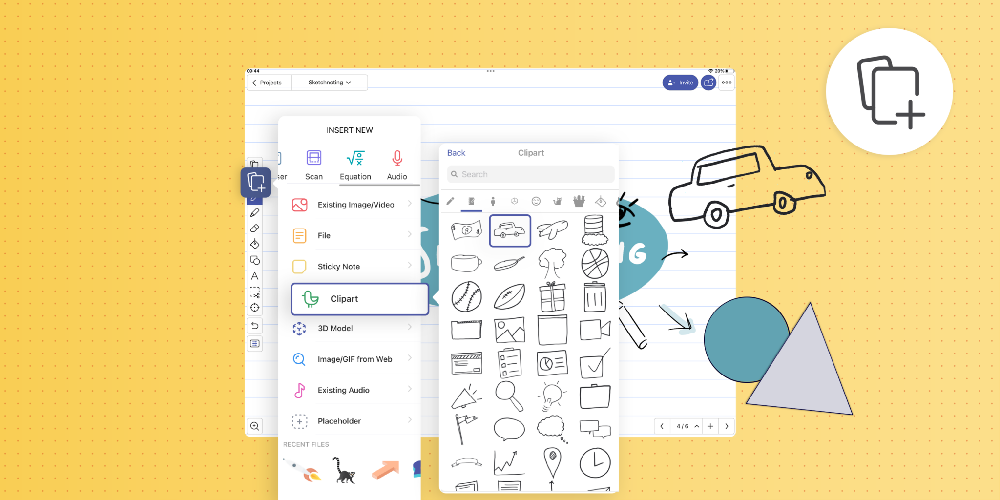 How to draw notes? Sketchnoting using a whiteboard