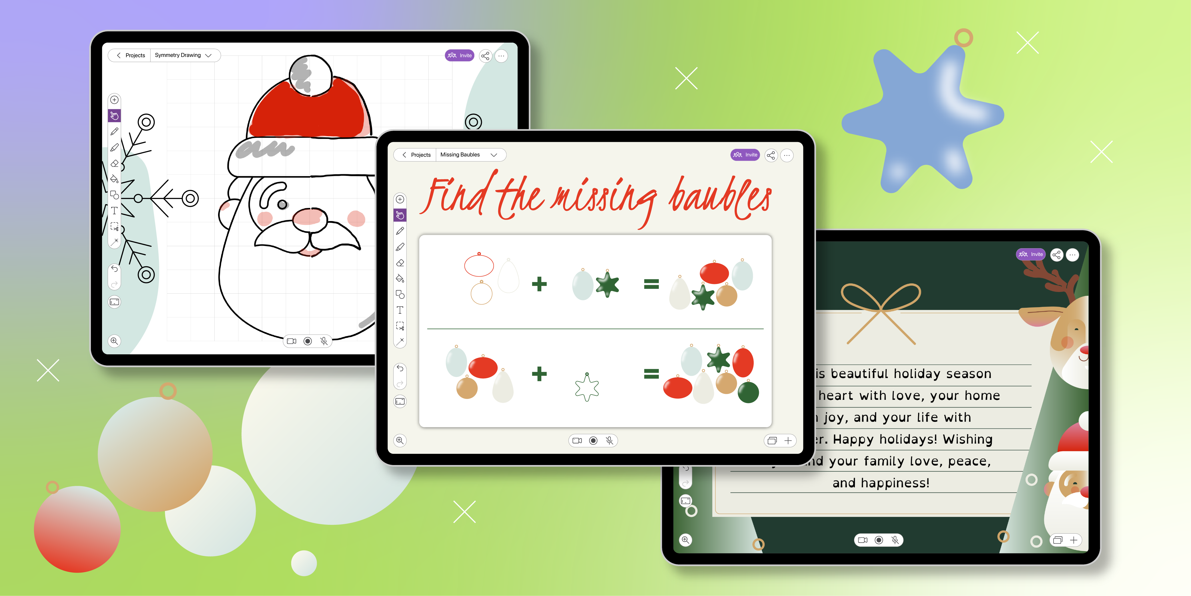 Free templates for teachers, holiday edition | Explain Everything